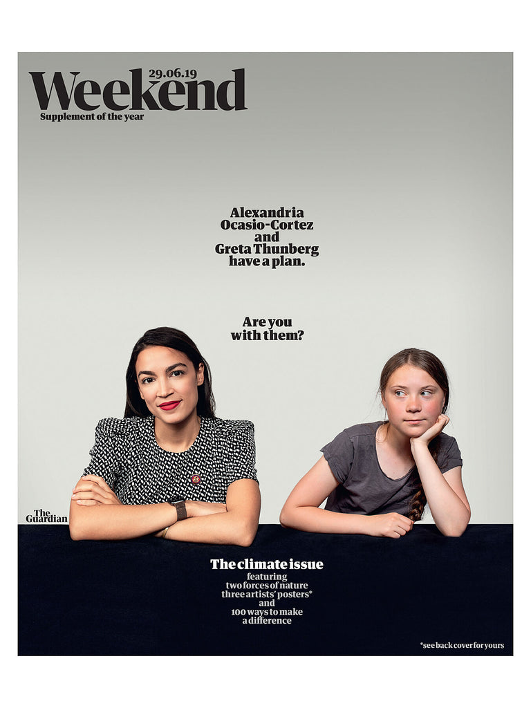 AOC and Greta Thunberg (Photo: Stephen Voss, Anna Schori) – Guardian ...